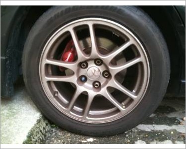 17" Enkei stock rim (With tyres For evo 9) For Sale | MCF Marketplace ...