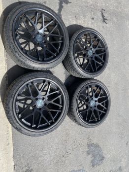 20" Vertini RFS1.8 Black 20x9 Forged Concave Wheels Staggered with ...